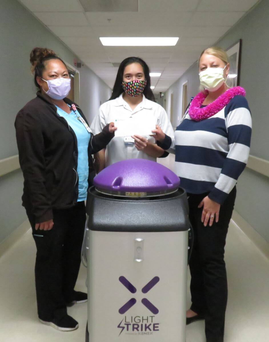 QNHCH Names New Robot Cleaner – The Queen′s Health Systems
